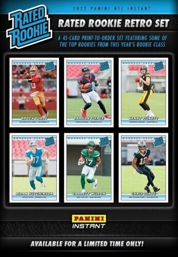 2022 Panini NFL Instant RATED ROOKIE RETRO 45-Different Pick Your Own ...