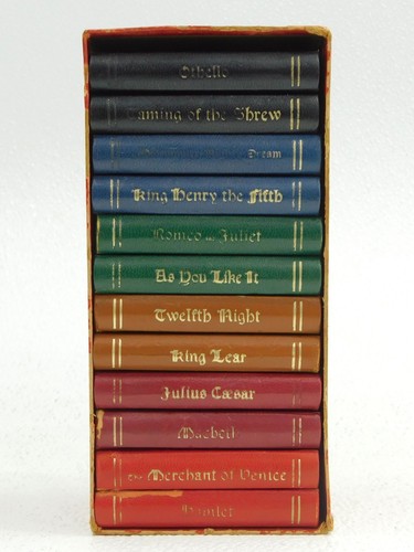 Midget Classics Shakespeare Box Set 12 Mini Books Burgess & Bowes | eBay