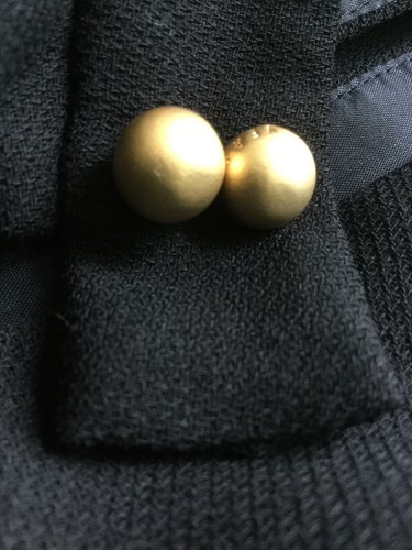 Vintage GIANNI VERSACE Runway Midnight Blue Navy Pristine Dress (Size ...