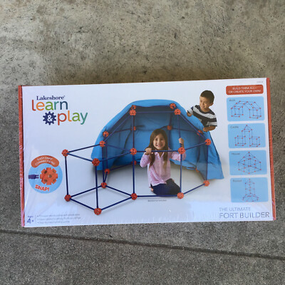 Sealed Lakeshore Ultimate Fort Builder 25 Connectors & 45 Blue Poles ...