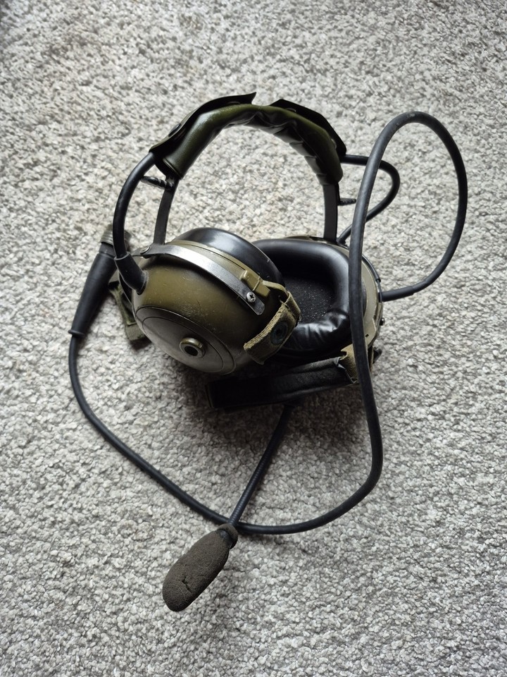 British Army Armoured Vehicle Tank Radio Headset | eBay