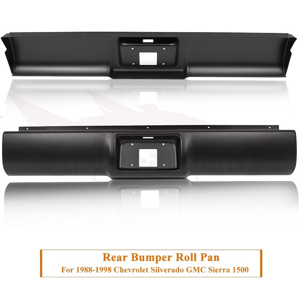Rear Bumper Roll Pan w/LED Light For 1988-1998 Chevrolet GMC C/K 1500 ...