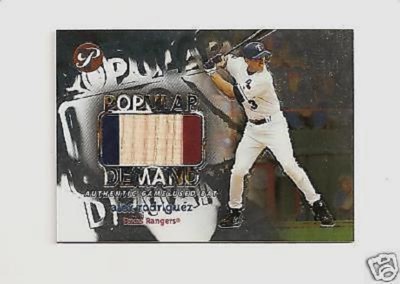 ALEX RODRIGUEZ 2002 TOPPS PRISTINE POPULAR DEMAND GAME USED BAT# | eBay