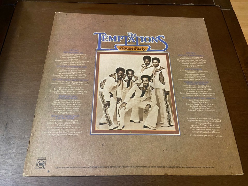 The Temptations~House Party~Motown Gordy~R&B Soul Funk LP~Dozier ...