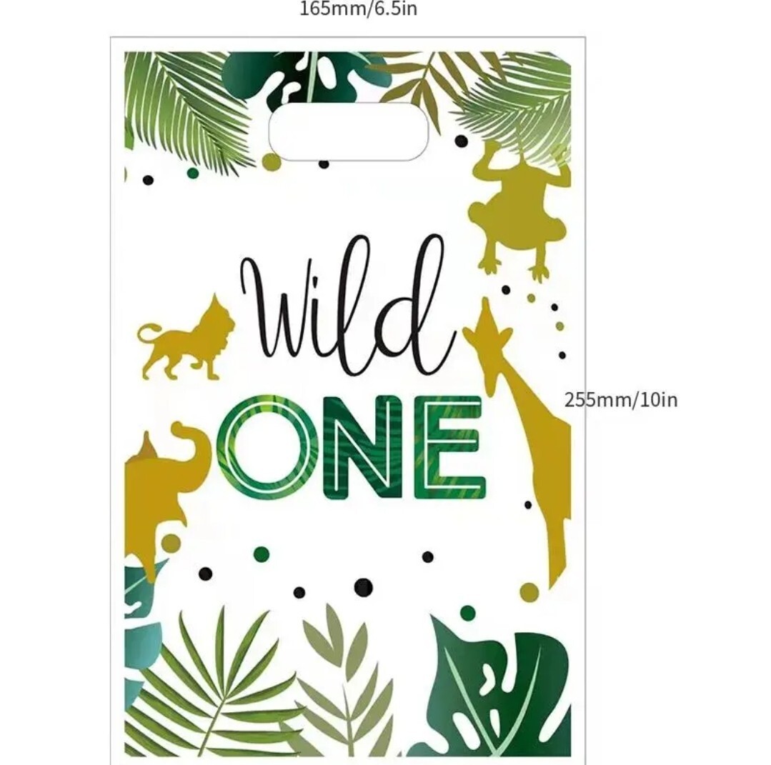 10pcs Wild One First Birthday Party Bags Favours Sweets Treats Gifts ...