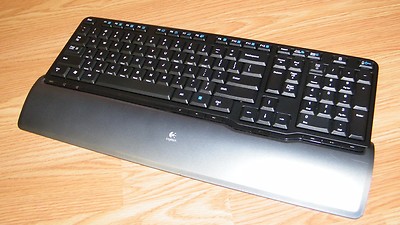 Genuine Logitech (S520) Standard Black Wireless Computer Keyboard Only ...