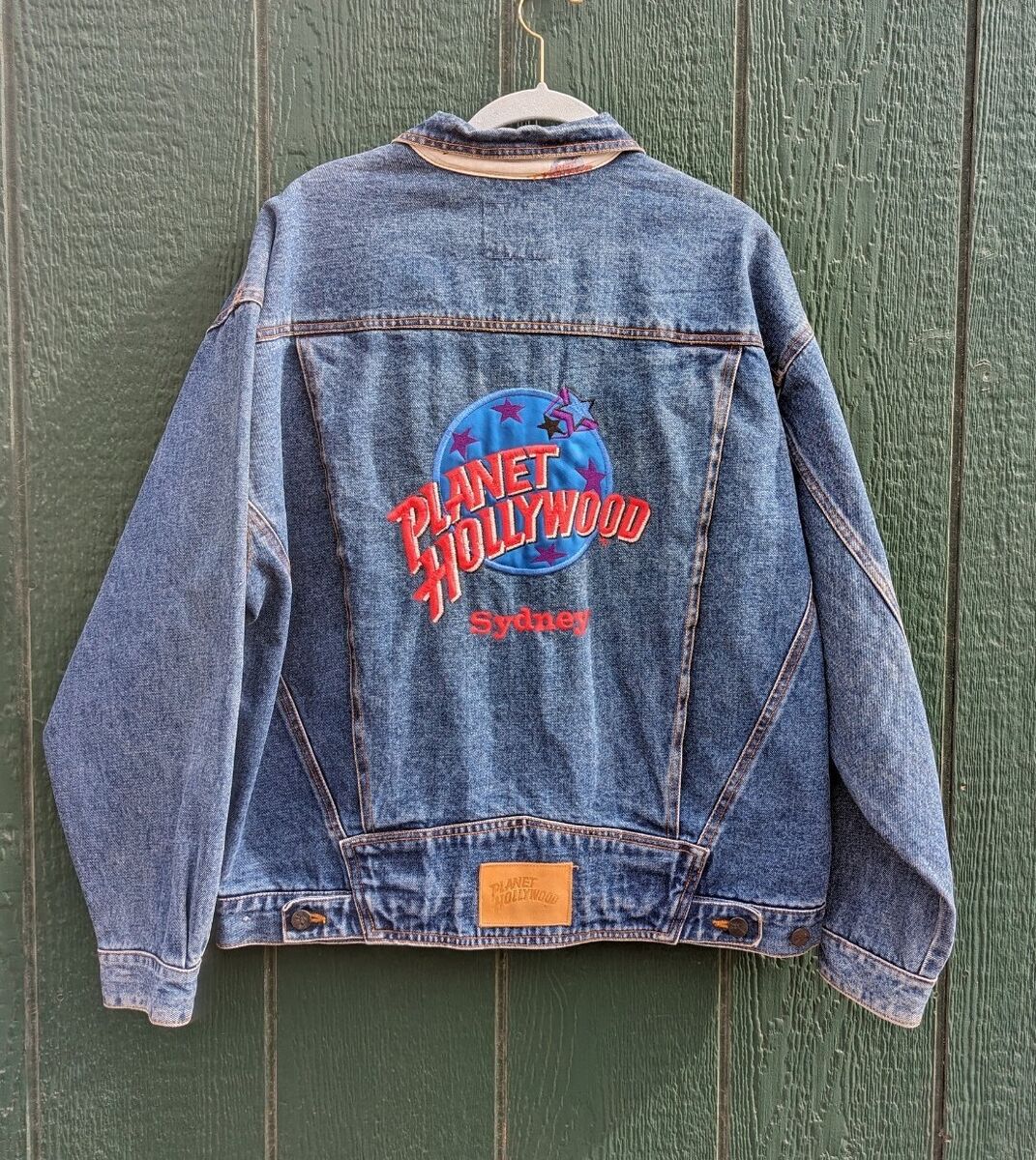 Vintage Planet Hollywood Sydney Jean Denim Jacket. Button Up Vintage Planet Hollywood Sydney Jean Denim Jacket. Button Up