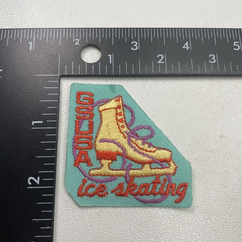 Ice Skate GSUSA GIRL SCOUTS USA ICE SKATING Patch B040 | eBay
