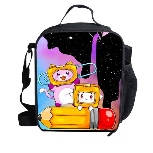 Lankybox Aphmau Sonic Insulated Lunch Bag Kids School Travel Picnic ...