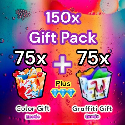 Pet Simulator 99. 150x Color & Graffiti Gift Pack + 3 Million Diamonds ...