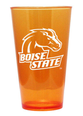 Boise State Broncos NCAA 16 oz Boelter Brands Plastic Pint Glass ...