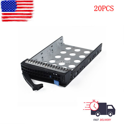 LOT OF 20 SuperMicro 01-SC93301-XX00C104 3.5 SAS/SATA Hard Drive Caddy ...