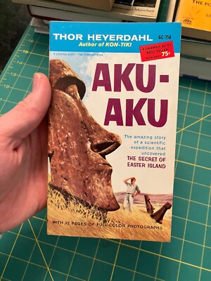 AKU-AKU by Thor Heyerdahl - VTG PB Mystery Of Easter Island | eBay