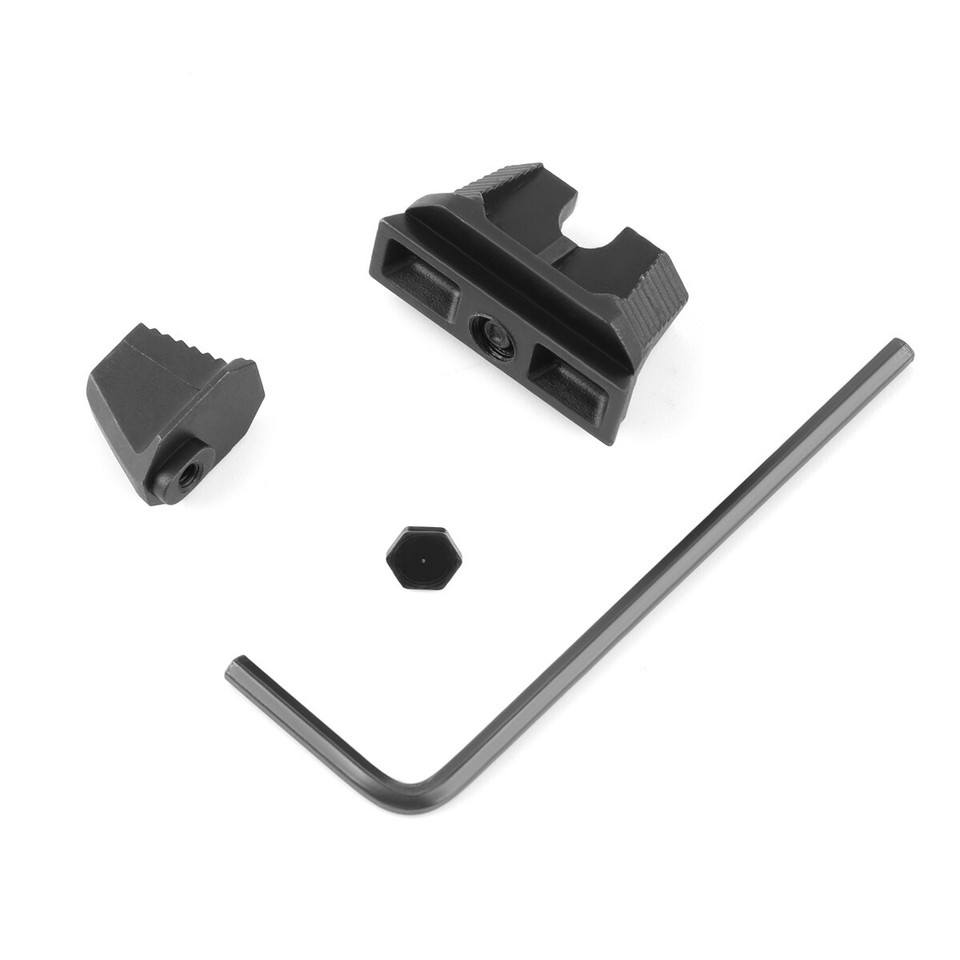 Industries Stainless Steel Co-Witness Height Front &Rear Sights for ...