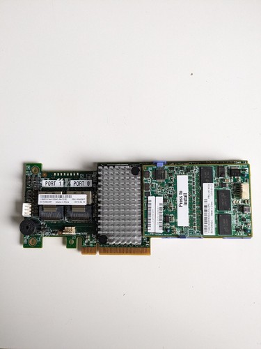 00AE807 Raid Card IBM M5110 Server PCIe-x8 W/ 81Y4485 1GB CACHE, Cables ...