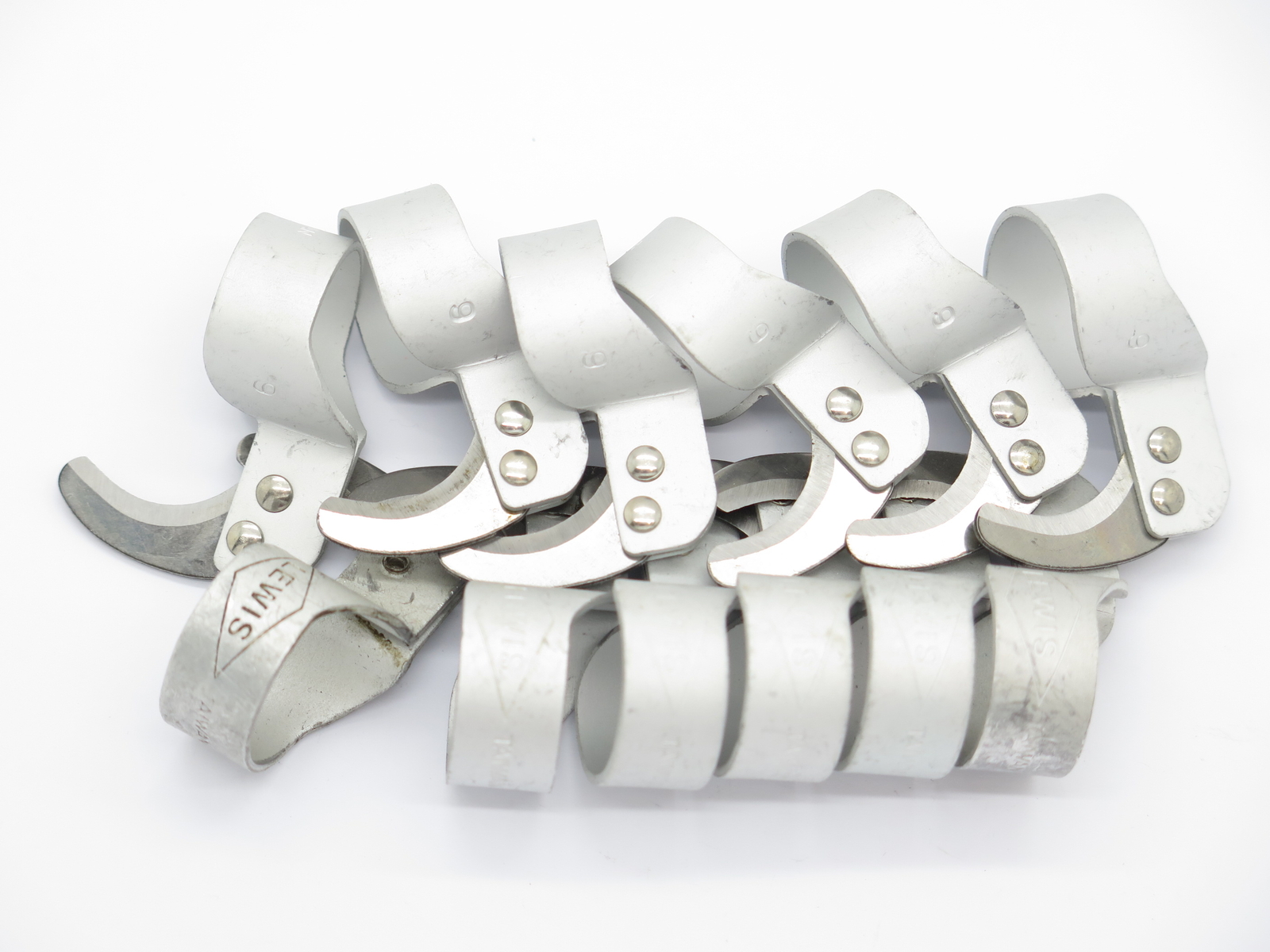 12 - Lewis sz 9 Finger Box Twine Rope Cutter Utility Knife Razor String ...