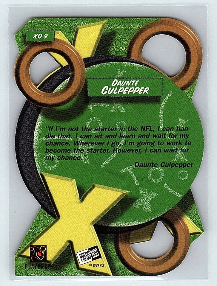 1999 Press Pass X and O Daunte Culpepper UCF Knights #XO9 Die-Cut | eBay