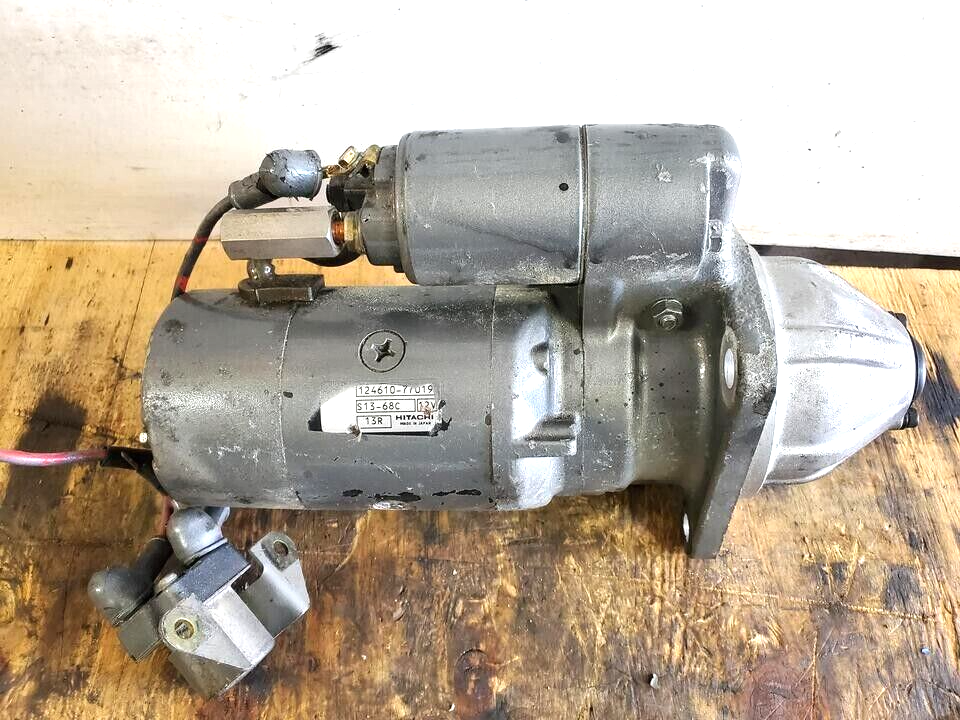 Yanmar 6LY2A-STP Hitachi 12 Volt Starter 124610-77019 | Japan