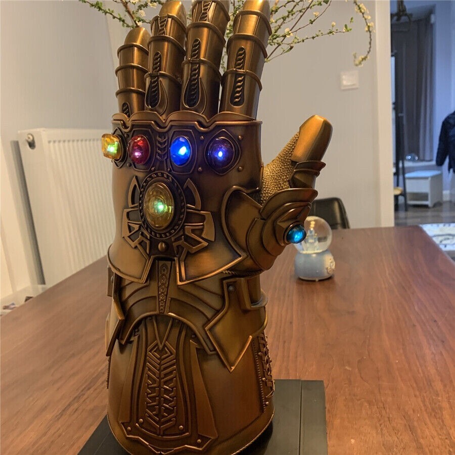 Avengers: Infinity War Thanos Infinity Gauntlet 1:1 Full Metal LED ...