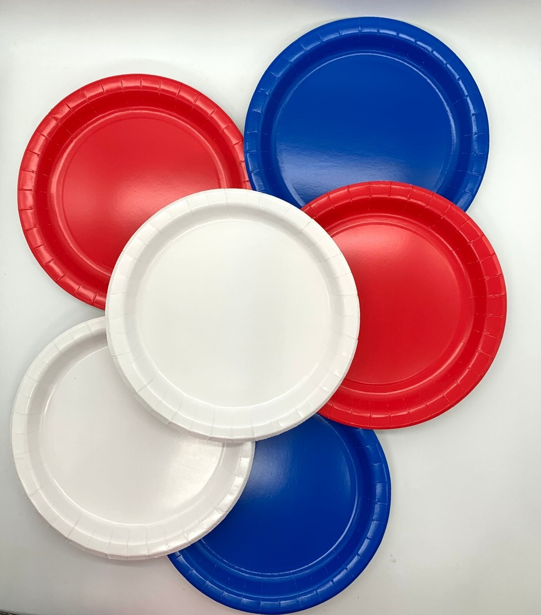 Red Paper Plates