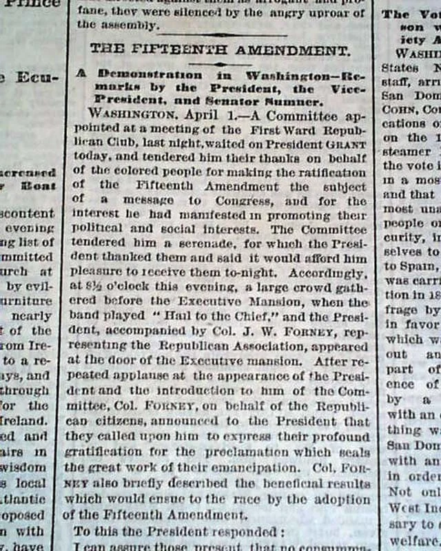 15th Amendment Right To Vote