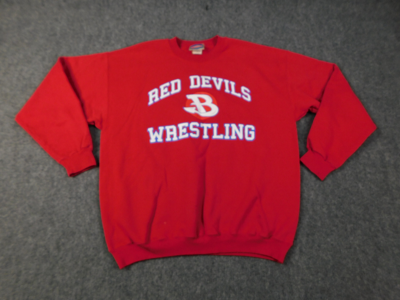 Vintage Hanes Red Devils Wrestling Sweatshirt Mens La… - Gem