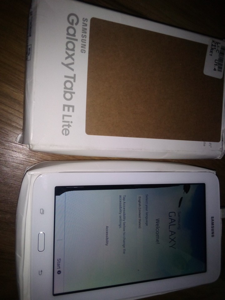 Samsung Galaxy Tab E lite 8GB SM-T113 working has screen issues see ...