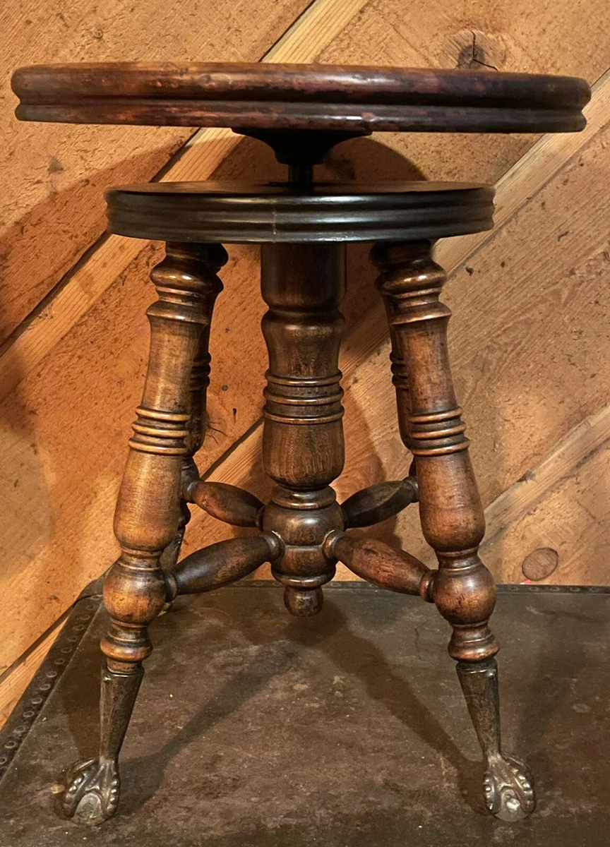 Antique Piano Stool Ebay