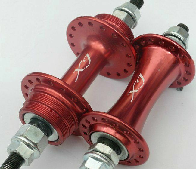 Fixie FixedGear Track Bike Front/Rear Back Riding Hubs Ball Bearing 32H ...