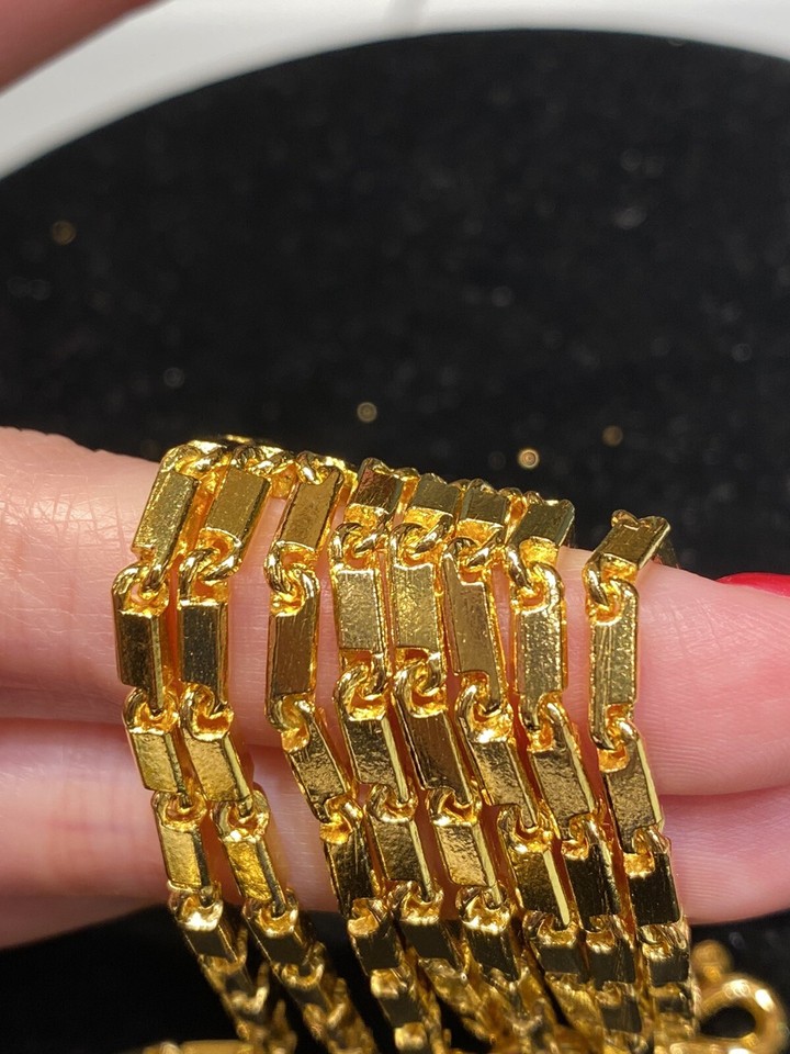 9999 24k Gold 75 Gram Box Chain, Each Box Is Completely Solid 24” 3mm ...