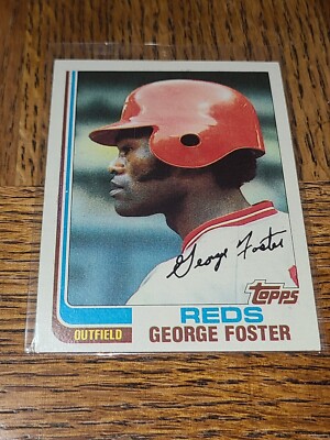 REDS GEORGE FOSTER 1982 TOPPS #700 | eBay