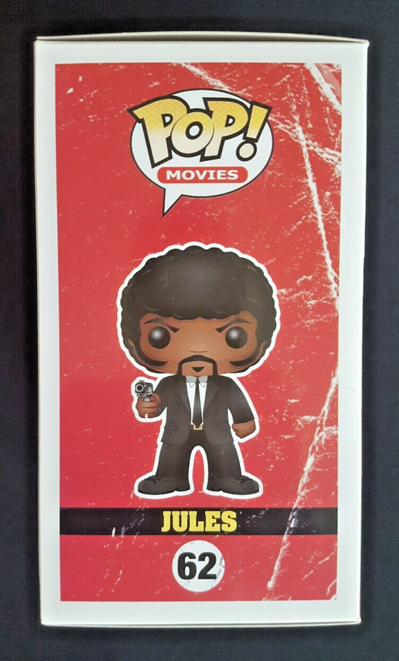 Funko Pop! Pulp Fiction~Jules Extra Bloody~Super Rare, Vaulted & Super ...