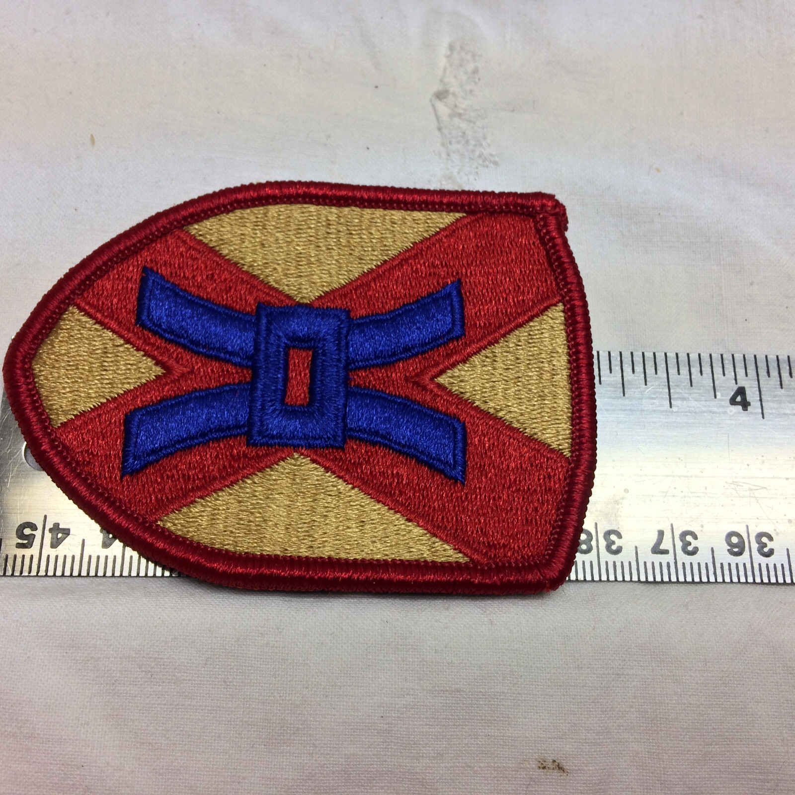 Military Patch Badge 135th Army Sustainment Brigade Color Gray Back ...