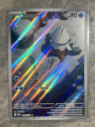 Snover 140/132 Me01: Pokemon TCG Mega Evolution Holo Rare IR (Near Mint) NM 1 | eBay