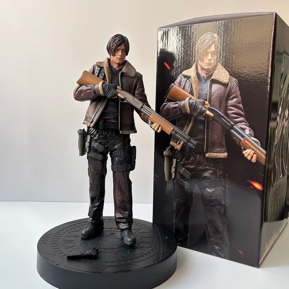 Resident Evil Leon S. Kennedy PVC Action Figure 33cm Biohazard Game ...