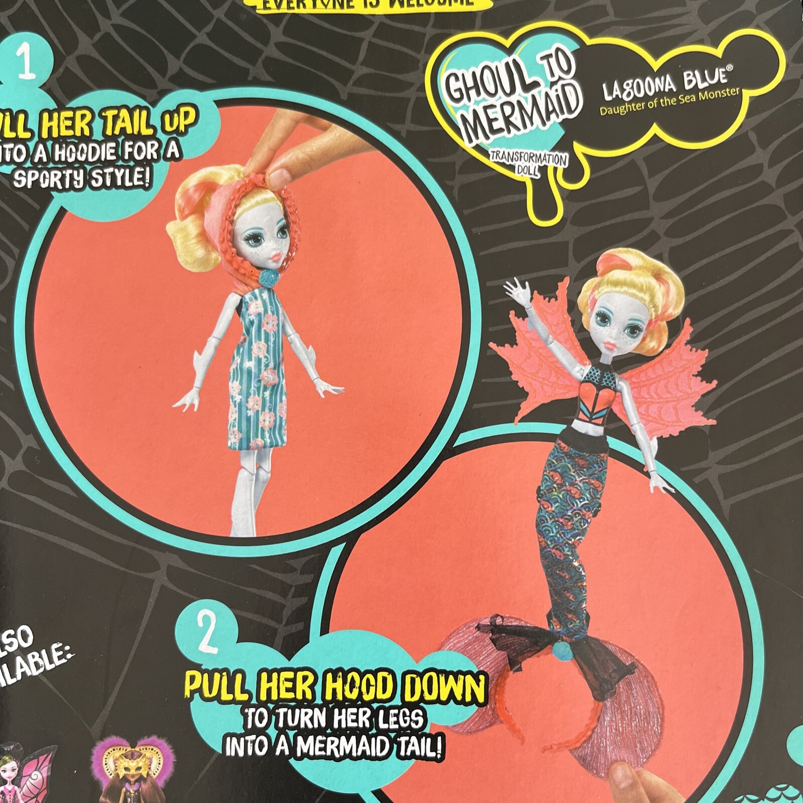Monster High Ghoul to Mermaid Lagoona Blue Transformation Doll for sale ...