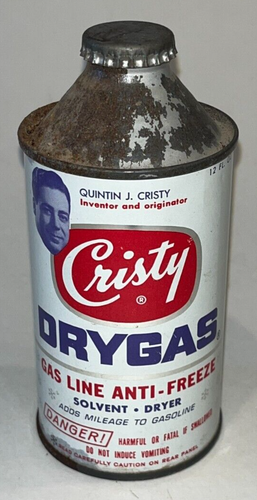Vintage, CRISTY DRYGAS, 12oz Cone Top Can | eBay