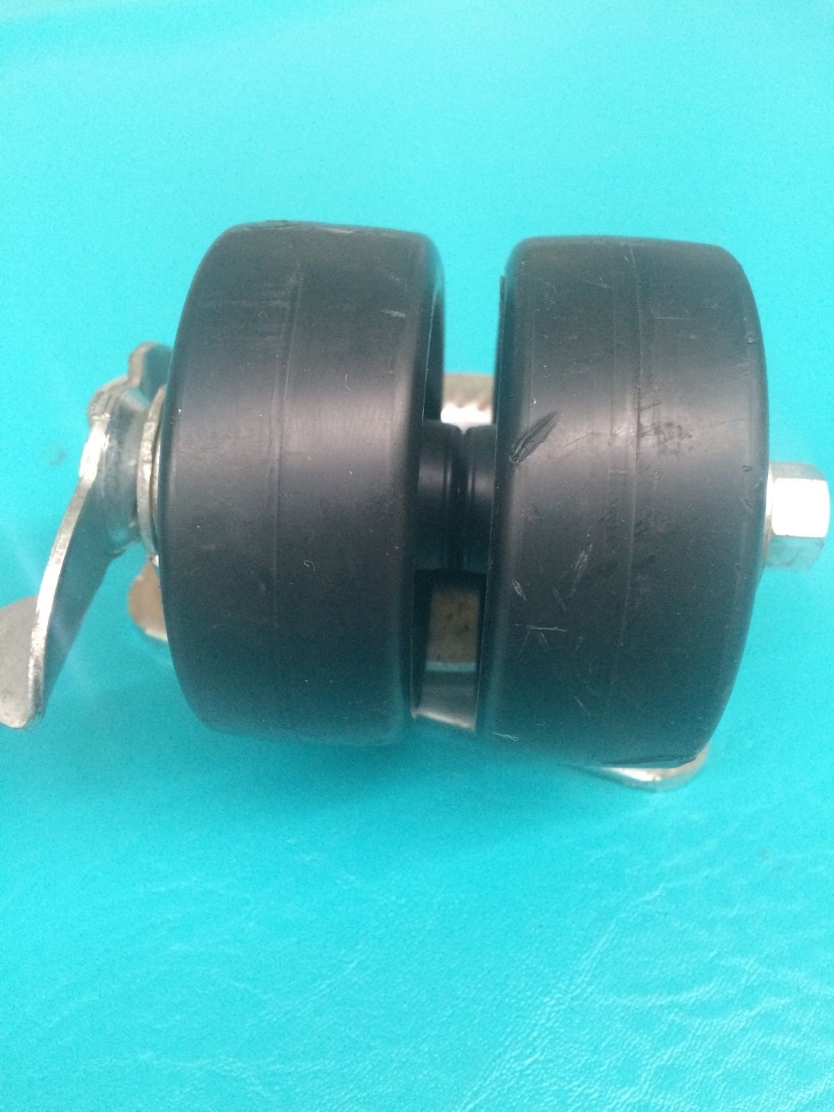 3" Payson Dual Wheel Swivel Caster With Brake Dually Cart Dollie Heavy ...