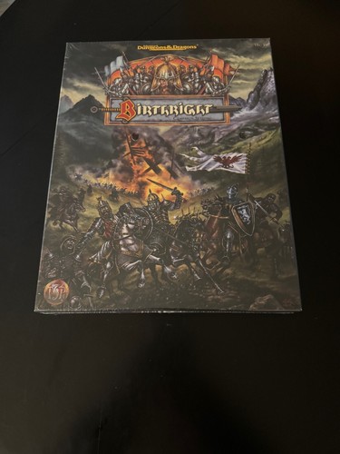 TSR Dungeons & Dragons Birthright Campaign Setting 3100 NEW SEALED SW ...