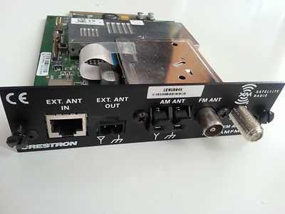 CRESTRON ADAGIO ATC-AMFMXMD AMFMXM AM FM XM Radio TUNER AES AMS ADMS ...