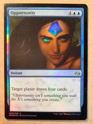 MTG 1x FOIL Opportunity Modern Masters 2017 Magic the Gathering Card x1 ...