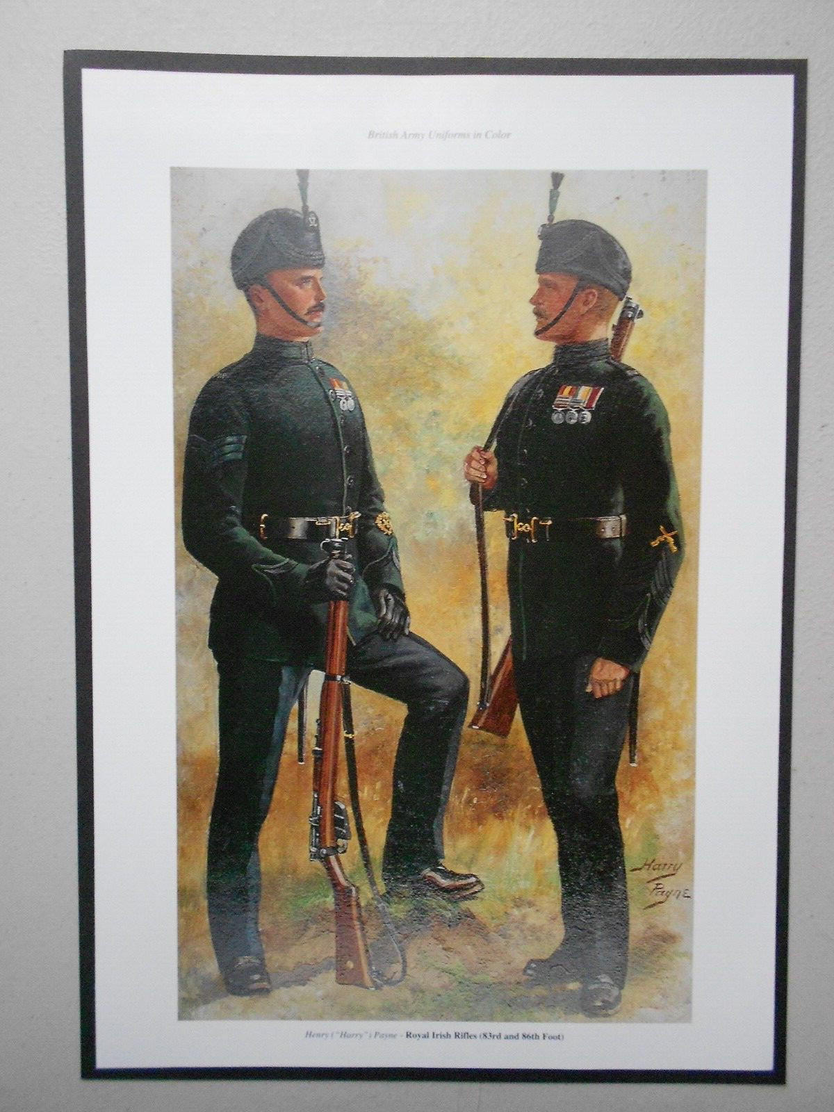 MILITARY PRINT: ROYAL IRISH RIFLES (83RD | Grelly UK