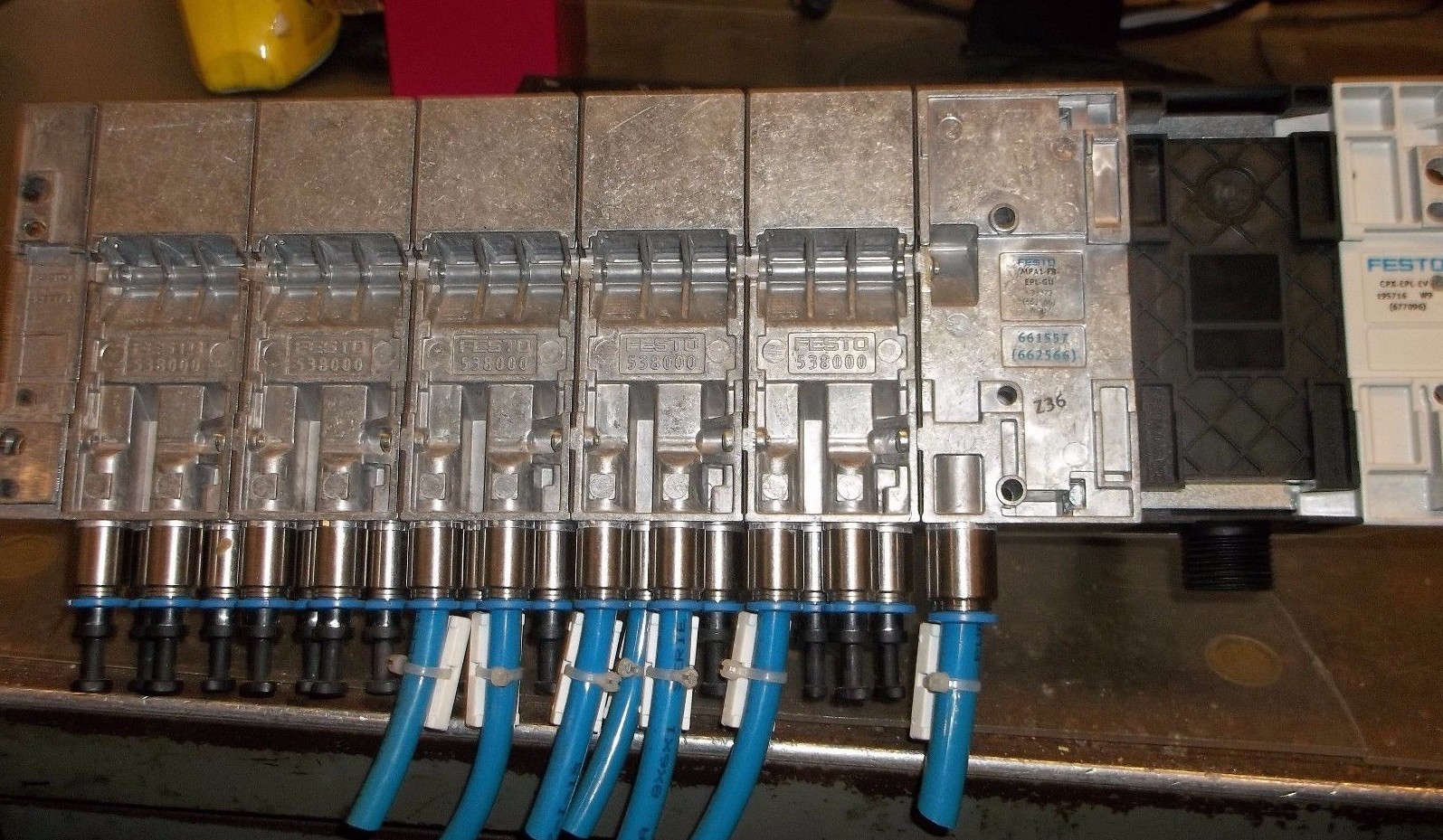 FESTO CPX-FB13 CPX-GE-EV-S-7/8-5POL MPA2-FB-EMG-4 MPA1-FB-EPL-GU CPX ...