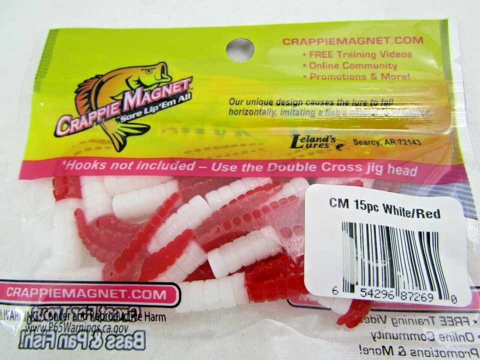 Leland Crappie Magnet™ 15 Piece Soft Body Lures Choose From 40 Colors ...