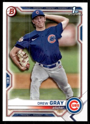 2021 Bowman Draft Drew Gray G557 Chicago Cubs #BD-35 | eBay
