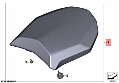 New Genuine BMW Passenger Seat Comfort Black - R1250R (K53) (K54 ...