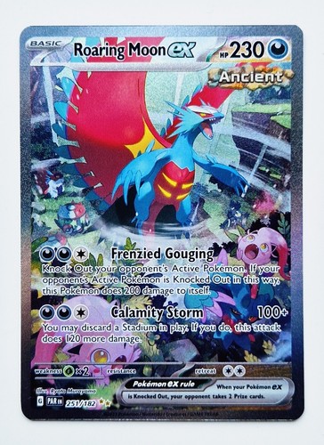 Roaring Moon ex 251/182 Special Illustration Rare Paradox Rift Holo ...