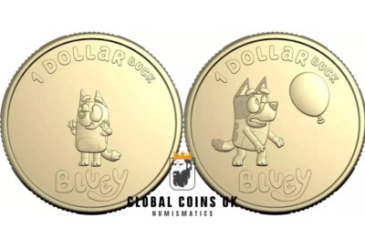 Bluey & Bingo Dollar Bucks Coins Uncirculated - Available Now In Time ...