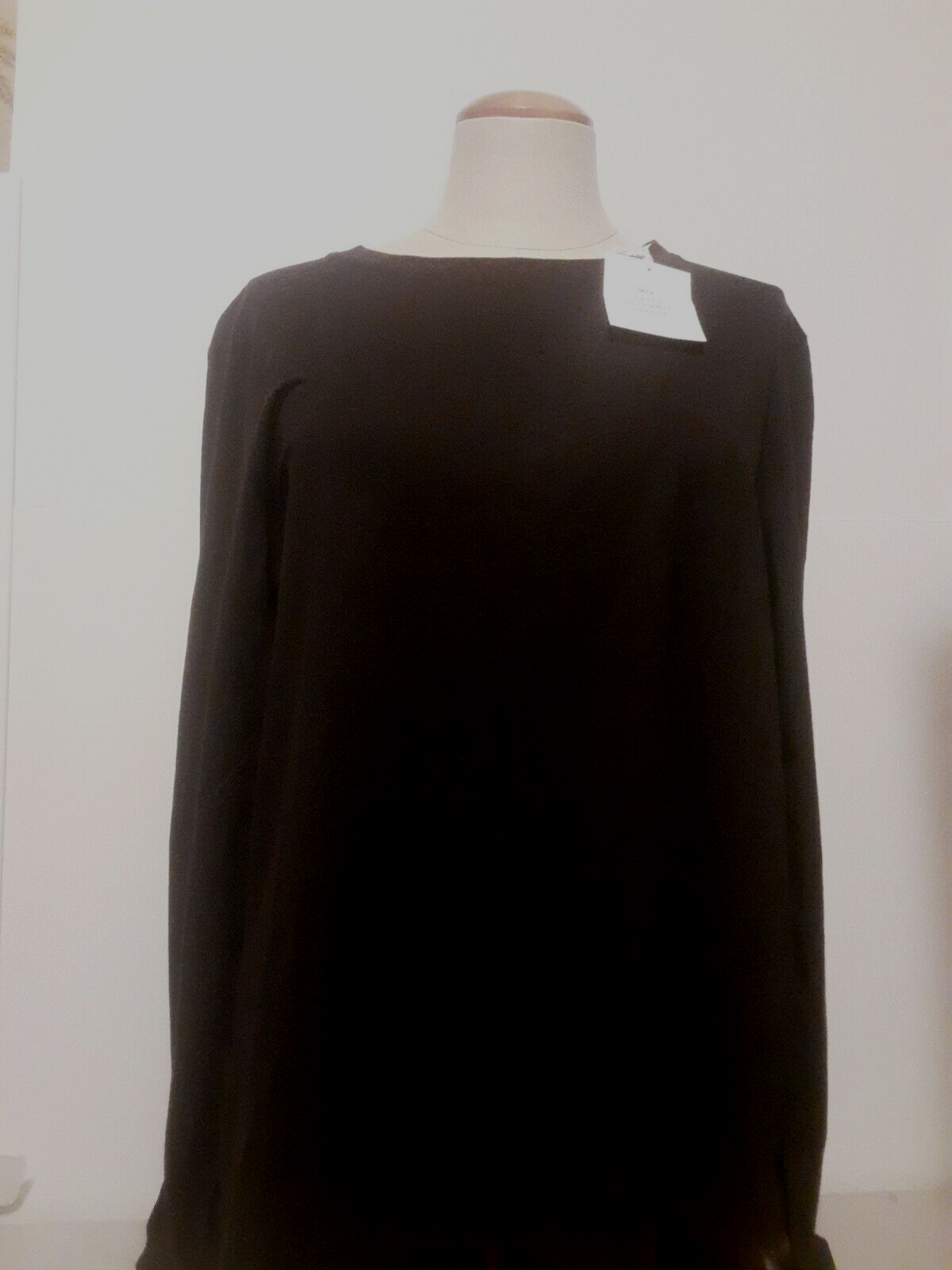 Free Assembly Ladies RN 52469 Black Cotton LS Crew Tee Size M - New ...