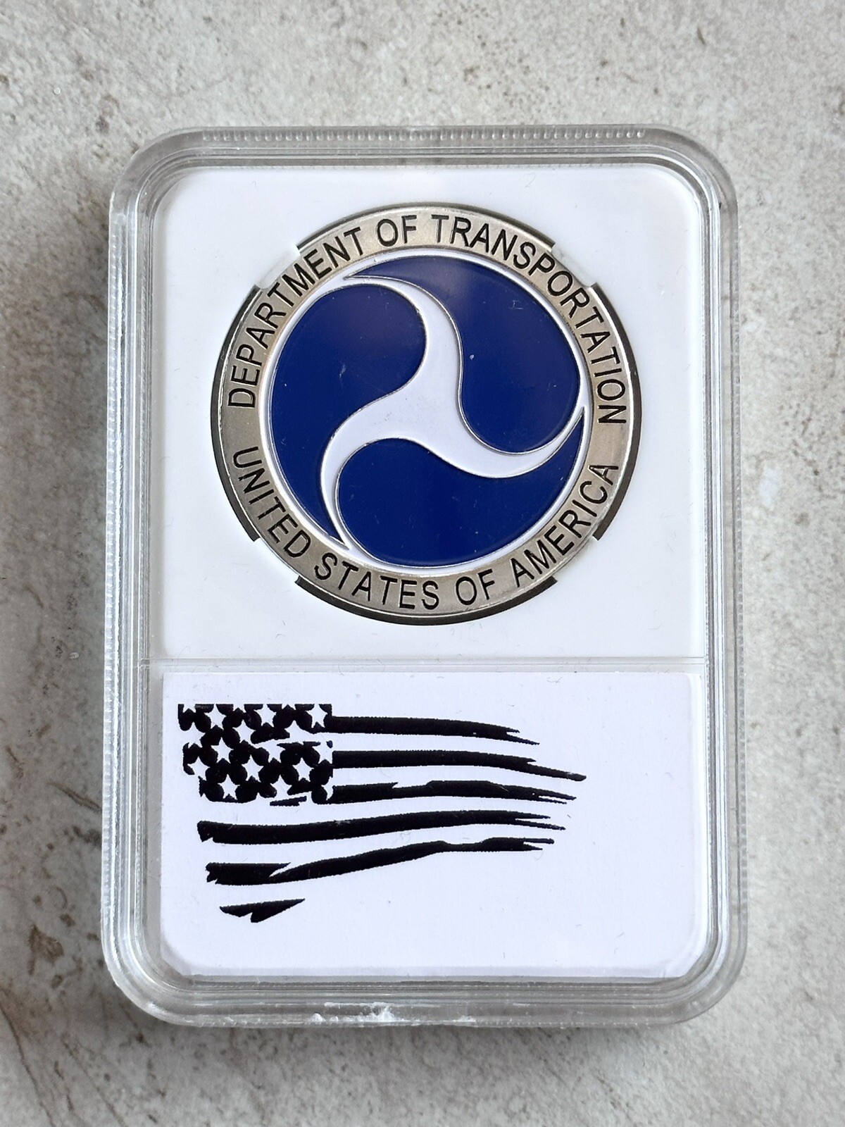 U S Department of the Transportation Challenge Coin With Case | eBay